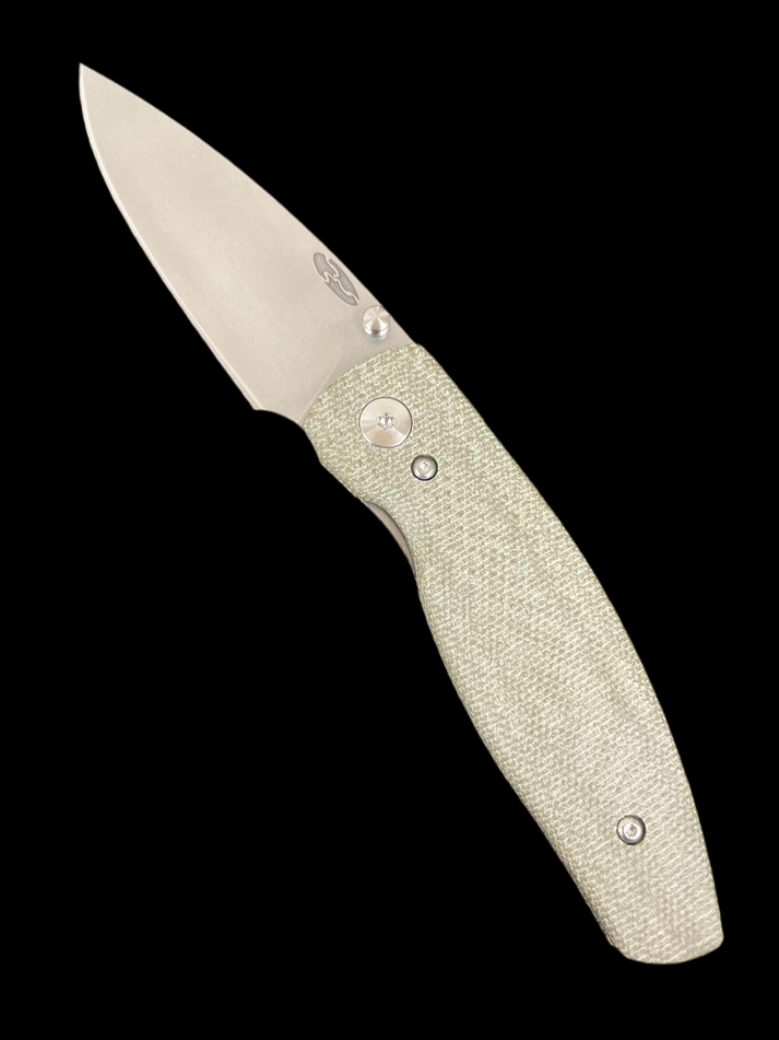 TRM Neutron 2 3D Contoured Lizard Skin Textured Micarta – Indiana Knives